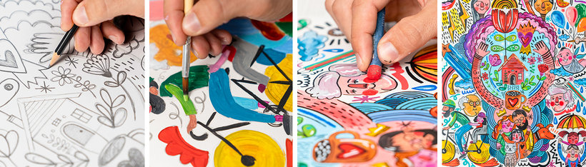 Online Course - Hand-Drawn Illustration with Layers, Colors, and Shapes ...