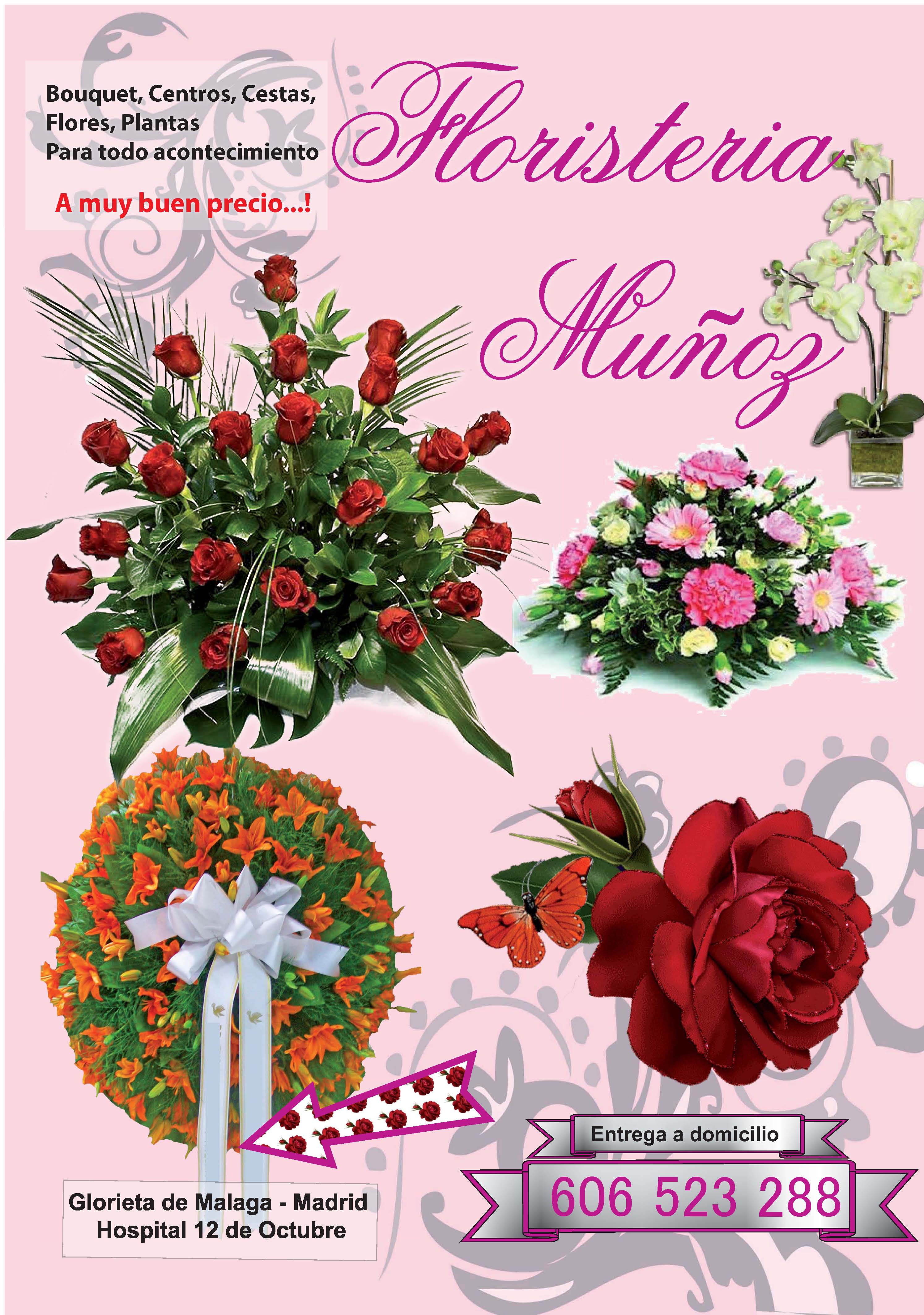 Cartel para la Floristeria Muñoz, Madrid | Domestika