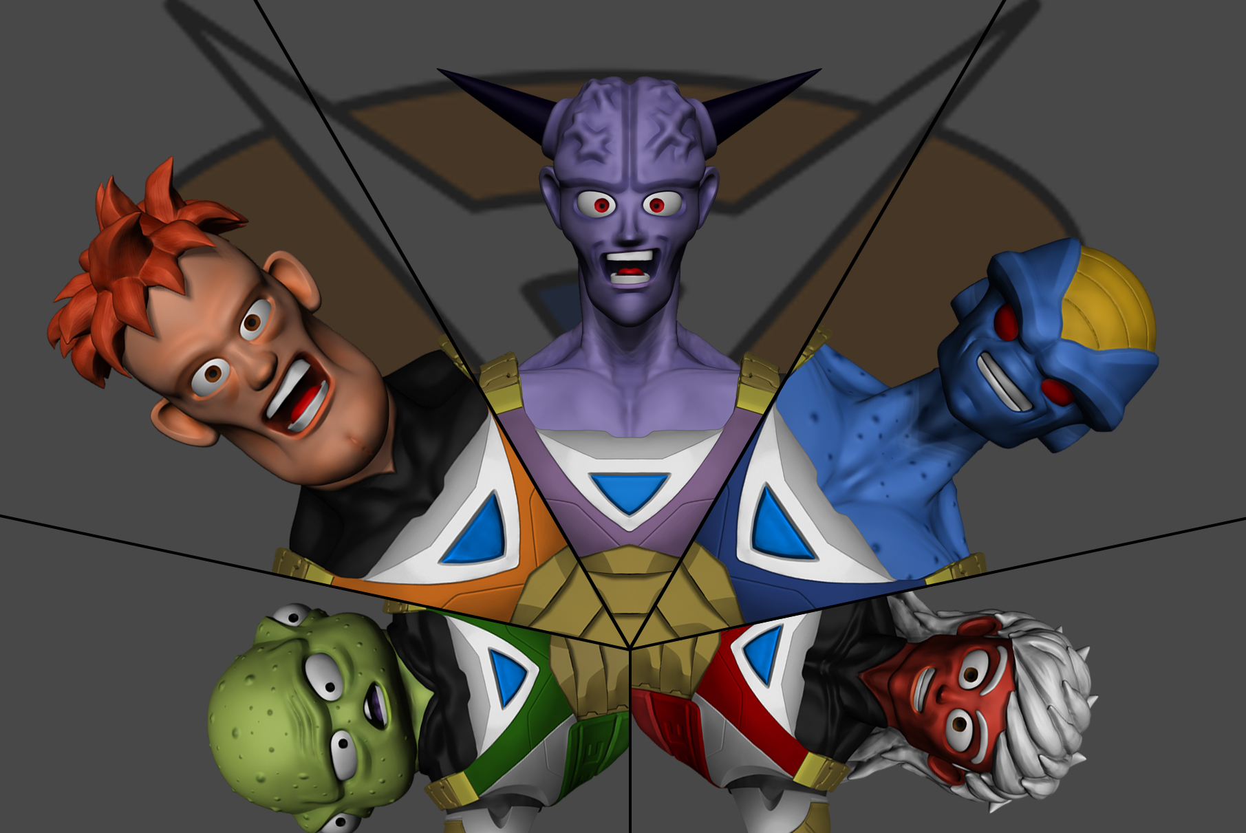 Ginyu forces | Domestika